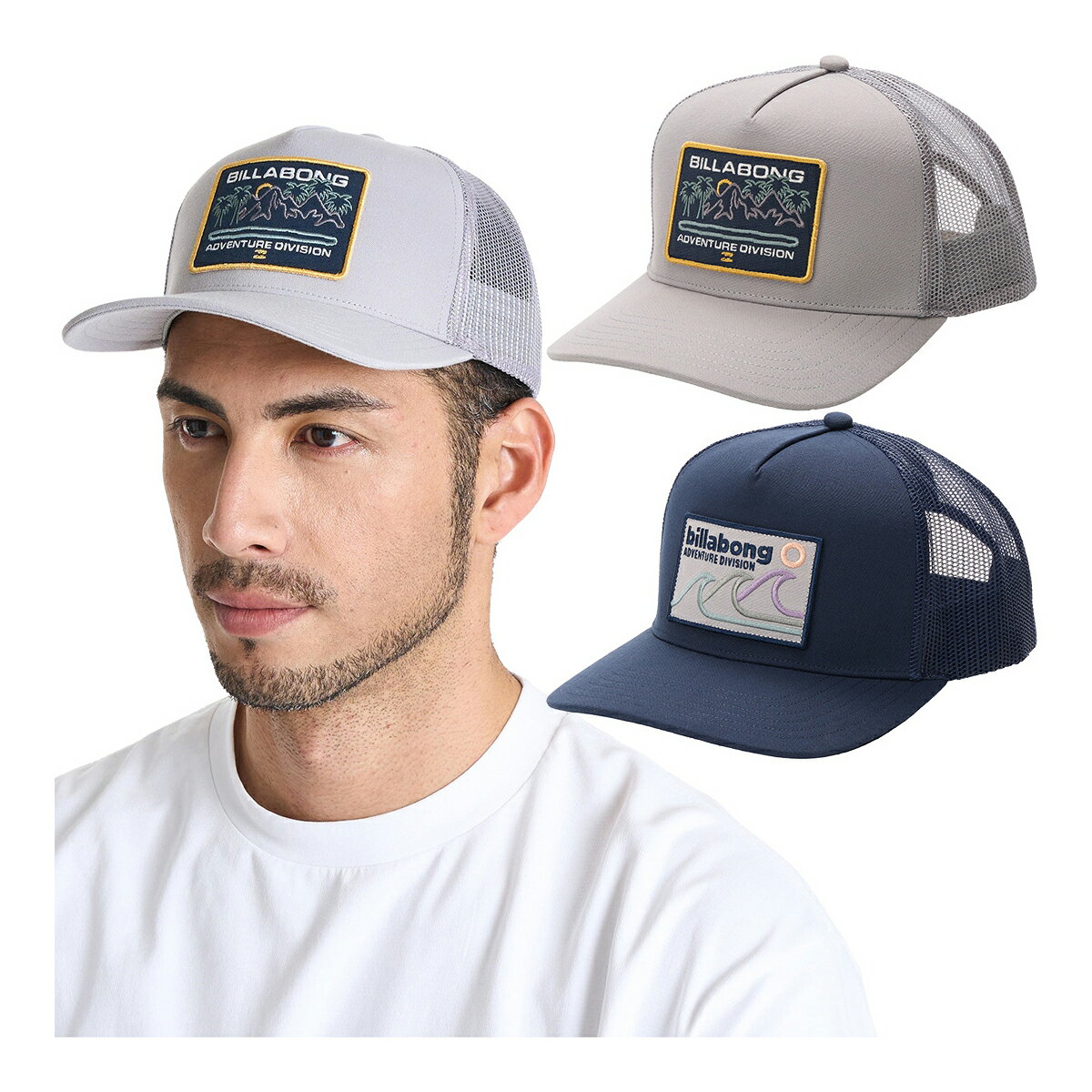 【商品説明】 ADVENTURE DIVISIONのキャップ。フロントにADIVのパッチをあしらったデザイン。 真ん中より後ろにかけてメッシュ生地を使用し蒸れずに快適。 ややカーブしたバイザーが特長の5パネル構造。 後頭部のスナップバックで...