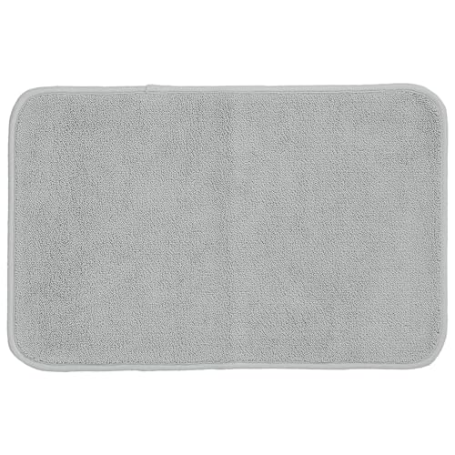 グレー/40 x 57 cm (長方形)/B00627・Size:40 x 57 cm (長方形)Color:グレー・パッケージ個数:1・1秒でスピード吸水！激落ちくんのバスマット・高密度マイクロファイバーがぐんぐん吸水 サッと速乾、サラサ...