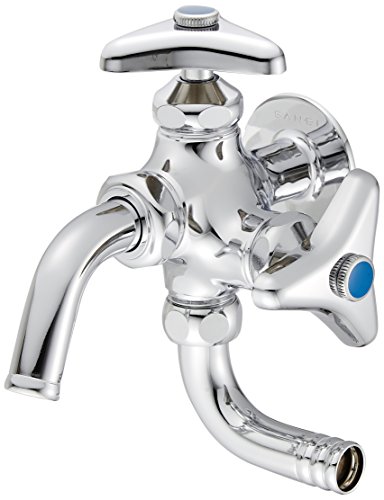 シンプルシルバー/-/F12A-13・パッケージ個数:1・ホースをつなぎっぱなしでも手洗いやバケツ等への水ためができる便利な二口タイプ。・上ハンドルで吐水口部分、横ハンドルでホース接続部に吐水します。・原産国:日本・材質:青銅商品紹介 ●配...