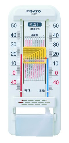 乾湿計 (SK式1号)-/-/1519-00・Style:乾湿計 (SK式1号)・パッケージ個数:1・入数:1個・本体材質:ABS樹脂、ガラス、着色白灯油商品紹介 特徴 湿度の読取りが見易く簡単になりました 仕様 測定範囲:-10〜50℃ ...