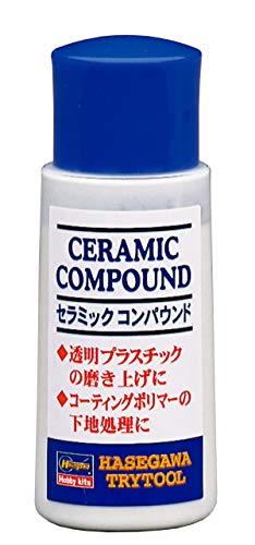 セラミック コンパウンド乳白色/30ml/TT25・パッケージ個数:1・微細で均一な粒子の模型用コンパウンド。・透明プラスチックの磨き出し、コーティングポリマーの下地処理に。・ハセガワ製「スーパーポリッシングクロス TT23」使用を推奨。・...