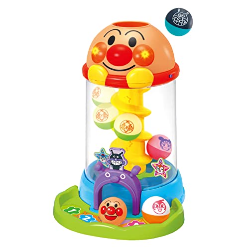 単品-/-/182366・Style:単品PatternName:単品・電池:単4電池2本(別売)・ボールを入れるとくるくるコロコロ、ボールが回転しながらおちてくる玉おとし・ほっぺがピカピカ! 楽しいおしゃべりやメロディが流れ、くりかえし遊...