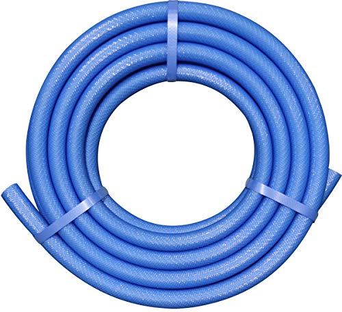 ブルー/5メートル/PSH-1505BL・パッケージ個数:1・使用流体:水・ホース径:内径15mm・使用圧力:0~0.7MPa(0~7kgf/cm2)・耐熱温度:60度・材質:PVCねじれ軽減、ホース表面さらさらでホースの取り扱いがラクラク...
