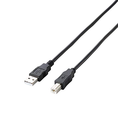 ブラック/5m/U2C-JB50BK・Size:5m・パッケージ個数:1・長さ(m)：5・コネクタ形状：USB(A)オス - USB(B)オス・USB2.0規格(HI-SPEEDモード)準拠EUの「RoHS指令(電気・電子機器に対する特定有...