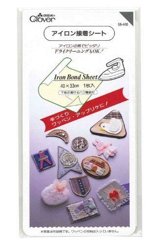 ホワイト/40×33cm/58-460・Size:40×33cm・パッケージ個数:1・本体サイズ :約40×33cm・対象性別 :男女共用・主な製造国 :日本アイロンの熱で接着する両面接着シート。ドライクリーニングも可能。ワッペン作りなどに最適。