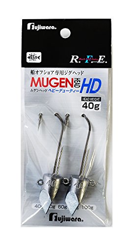 40gシルバー/40g/-・Style:40g・パッケージ個数:1・サイズ:40g・入数:2従来のムゲンヘッドに大型のロックフィッシュ(オオモンハタなど)や青物が狙える40~100gを追加。メタルジグでは、喰わない魚をスイミングジグヘッドで...