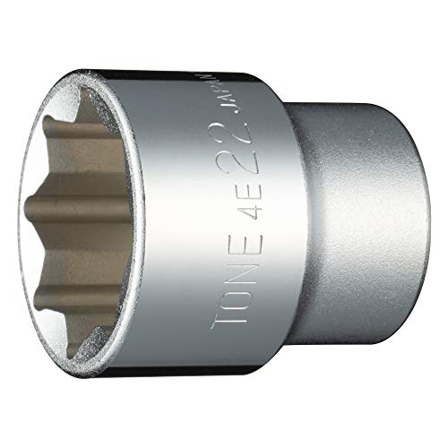 -/4E-22:二面幅:22mm/4E-22・Size:4E-22:二面幅:22mm・パッケージ個数:1・対辺寸法(mm):22・差込角(mm):12.7・全長(mm):39.5・四角ボルト・ナット用●四角ボルト・ナット用のソケットです。
