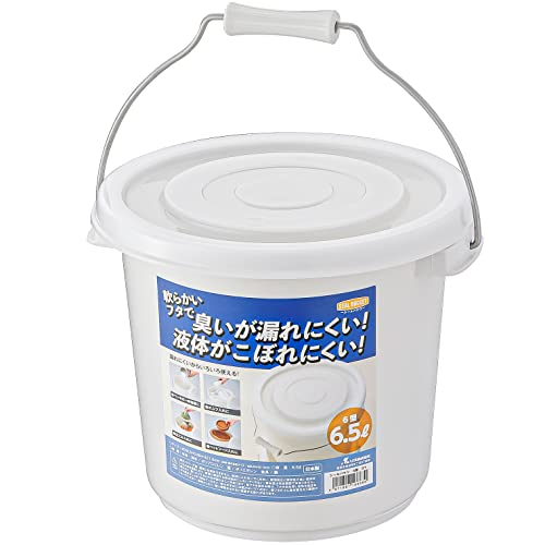 グレー/6型(6.5L)/4971881166689・Size:6型(6.5L)・パッケージ個数:1・幅26.5×奥行29×高さ21.5cm・材質:本体・持ち手/PP、フタ/PE、金具/鋼・グレー・容量 6.5L・原産国:日本液体・臭いが漏...