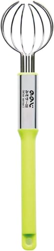 カジュアルグリーン/-/WSV-M01G・Color:グリーン・パッケージ個数:1・サイズ(約):長さ19×幅4×厚さ2.5cm・材質:柄=66ナイロン 18-8ステンレス、ワイヤー部=18-8ステンレス・食器洗い乾燥機の使用:可・耐熱温度...