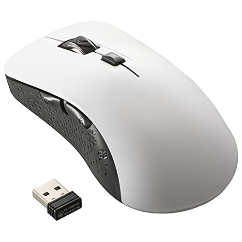 ホワイト/Lサイズ/PC-SMW21BS5LR-W・パッケージ個数:1・【 特 長 】● クリックのカチカチ音を抑えた静音設計で、音が気になる場所での使用にも便利です● 抗菌試験に合格した素材を使用、99.9%以上の菌の増殖抑制効果がありま...