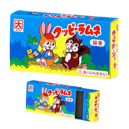 マルチカラー/-/i2300-00-17・今なお愛され続けているロングセラー『クッピーラムネ』のお線香です。商品紹介 1963（昭和38）年にカクダイ製菓から発売され、今なお愛され続けているロングセラー「クッピーラムネ」。 ノスタルジーを感...