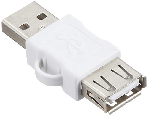 ホワイト/-/USBA/DC・パッケージ個数:1・コネクタ形状:USB (電源のみ) A (オス) - A (メス)コネクタ形状:USB (電源のみ) A (オス) - A (メス)