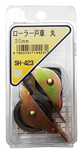 丸-/30mm/SH-423・Size:30mmStyle:丸・パッケージ個数:1・●材質 枠:鉄 車輪:鉄鋳物・耐荷重:25kg(2ヶ当り)・釘:#13×19・注意:古い釘穴は割り箸などを細かく削り木工用ボンドを塗り埋木をして下さい。・注...