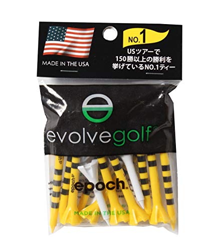 YexBK/-/-・地球にやさしいECO Tee・39mm/5本・70mm/10本アメリカツアーで150勝以上という驚異の実績を誇るNO.1エコティーです。 麦を主原料とした100%生分解性プラスティックを採用する事で土に還るティーを実現し...