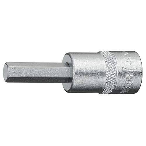 -/HP3H-07:二面幅:7mm/HP3H-07・Size:HP3H-07:二面幅:7mm・パッケージ個数:1・用途:差込角9.5mmのヘキサゴンソケット・呼び寸法:7mm・仕様:ソケット周りローレット加工・ローレット加工:ボルトの早回し...