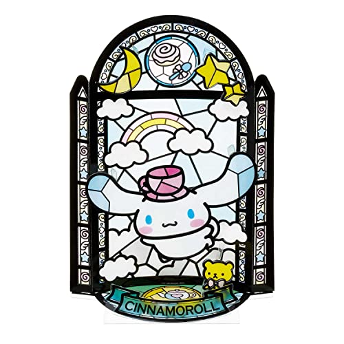 シナモロール-/-/KT-012・PatternName:シナモロール・(C) '23 SANRIO (L)・組み立て簡単、接着剤不要の「クミテラ」 ステンドグラスシリーズにサンリオキャラクターズの新商品が登場!組み立て簡単、接着剤不要の「...