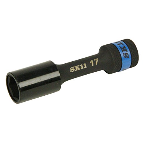 -/17mm/S4WP-17・Size:17mm・パッケージ個数:1・差込角:12.7mm(1/2インチ)・全長:110mm・二面幅:17mm・先端外径(樹脂製プロテクター未装着時):23.7mm・先端外径(樹脂製プロテクター装着時):25...