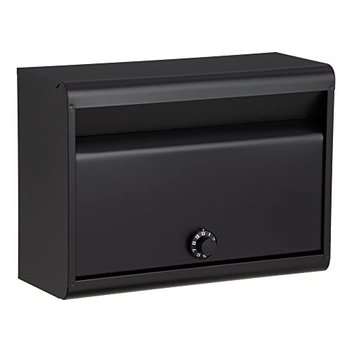 A4封筒対応/ダイヤル錠付マットブラック/ダイヤル錠付/幅361×奥行151×高さ261mm/FH-50DMBK・Color:マットブラック/ダイヤル錠付PatternName:単品・パッケージ個数:1・??【盗難防止のダイヤル錠付き】2桁...