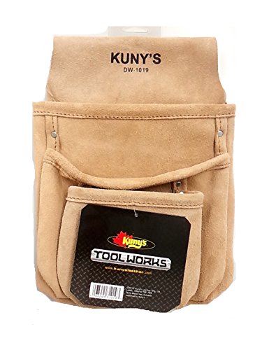 ライトブラウン/One Size/DW-1019・パッケージ個数:1・メーカー名: KUNY'S 型番:DW-1019;丈夫な革製の3つのポケット(大1、中1つ、小1つ)は幅広で使いやすいリベット留めのストレスポイント ベルト幅3インチまで...