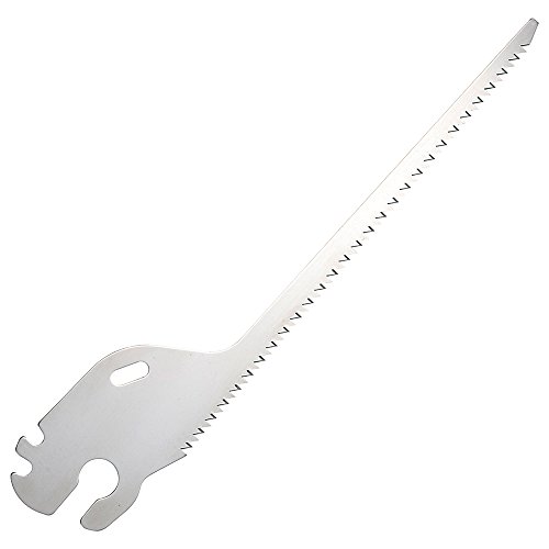 インダストリアルシルバー/Pack of 1/NK-S150J・パッケージ個数:1・用途:石膏ボード・ベニヤ等の開口・刃渡り:150mm・板厚:1.0mm・切り溝幅:1.0mm・歯ピッチ:2.4mm天井開口に最適な切断粉が手前に落ちにくい押...