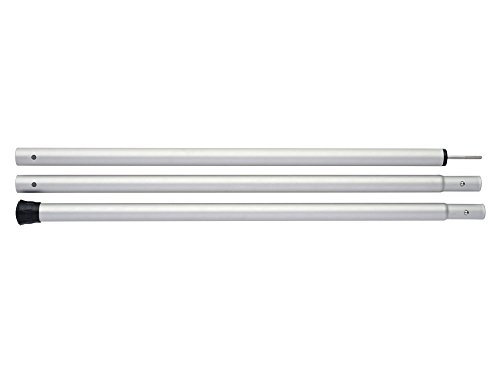 テント・タープ用シルバー/210cm/TP-003・Size:210cmColor:シルバー・パッケージ個数:1・【サイズ】Φ30mmパイプ70cm 3本継、 210cm・【重量】 860g・【材質】アルミΦ30mmパイプ、アルマイト加工商...