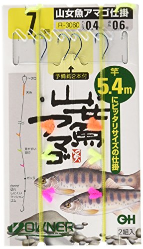 5.4-7号混合カラー/5.4-7/R-3060・Size:5.4-7Style:5.4-7号・パッケージ個数:1・アマゴ半スレ竿にあわせて長さピッタリ。