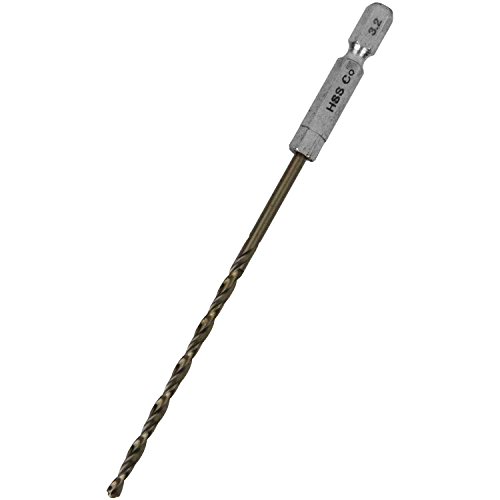 微長-/3.2mm/3.2mm・Size:3.2mmStyle:微長・パッケージ個数:1・サイズ:3.2mm・標準穴あけ可能厚:(ステンレス)1.0mm・(鉄)2.0mm・軸:六角軸6.35mm・使用電動工具:充電式インパクトドライバー・ド...