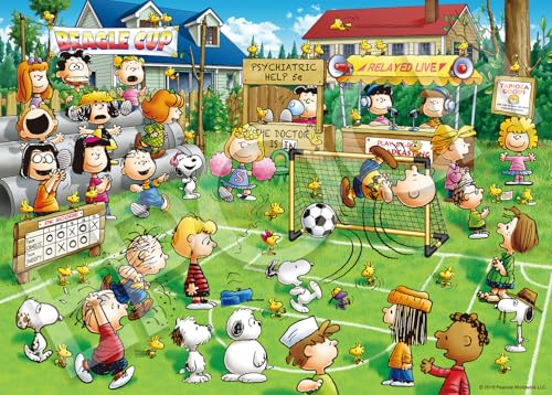 500ピーススヌーピーサッカー/38×53cm/06-097s・Color:スヌーピーサッカー・パッケージ個数:1・(C)2018 Peanuts Worldwide LLC・商品モデル番号:06-097s・梱包サイズ:5 x 22 x 1...