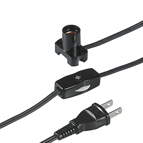 ブラック/E12/KP-M1215NH(BK)・Color:ブラック・パッケージ個数:1・●家庭用コンセントに差し込んで簡易照明として使用できます。 ●電球は20W以下のものをご使用ください。■口金12mm ■中間スイッチ付 ■1A 125...