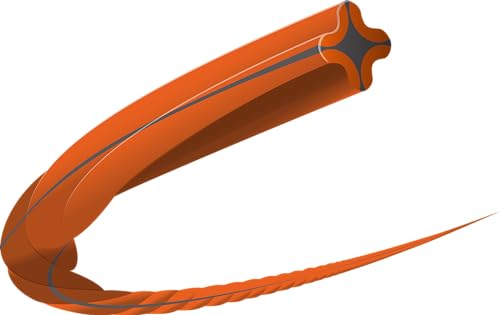 ウィスパーツイストオレンジ/2.7mmx60m/597669131・Style:ウィスパーツイストSize:2.7mmx60m・パッケージ個数:1・ハスクバーナ純正ナイロンコード・ねじれたプロファイルを備えたプロ仕様のトリマーラインは、低騒...