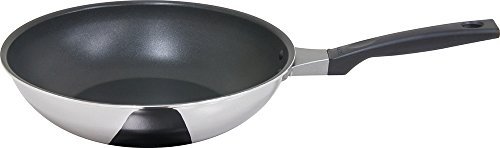 炒め鍋 28cmシルバー/28cm/LME-W28・Style:炒め鍋 28cm・パッケージ個数:1・サイズ:49.9×29.7×11cm・本体重量:0.94kg・素材・材質:本体/2層クラッド 内面/テフロン 持手/フェノール樹脂・加工・...
