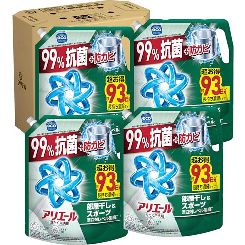 -/詰め替え 2210g×4袋/-・Size:詰め替え 2210g×4袋・パッケージ個数:1・まるごと抗菌　衣類・洗濯水・洗濯槽　＊全ての菌の増殖を抑えるわけではありません。・干した衣類も、部屋までまるごと消臭！*P&G調べ。ニオイの度合い...