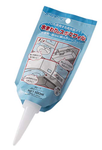 水まわり用白/100ml/3690190003・Size:100mlStyle:水まわり用PatternName:1本・パッケージ個数:1・梱包サイズ:4.0cm×8.7cm×22.2cm・色:ホワイト・内容物:防カビ剤・抗菌剤配合のシリコ...