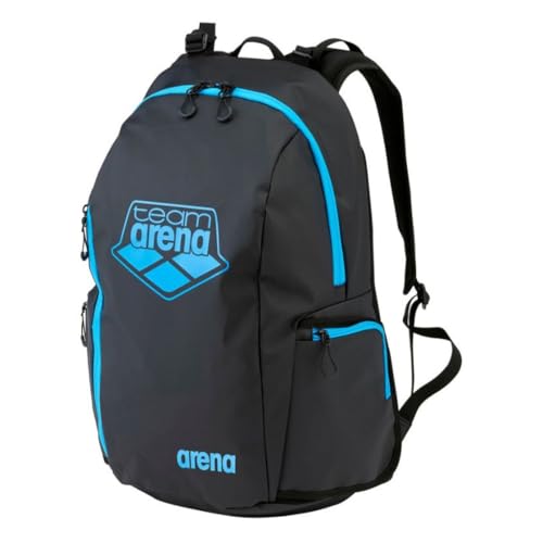 水泳ブラック×ブルー(BKBL)/Free Size/AS5SBP30U・パッケージ個数:1・サイズ: フリーサイズ（W35×H53×D22 cm (約30L)）・カラー: ブラック×ブルー(BKBL)・「team arena」デザインのバ...
