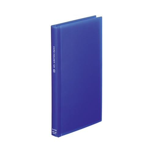 タテブルー/120カード/A4102-8・Color:ブルーSize:120カードStyle:タテ・パッケージ個数:1・【収容量】120カード・【型式】縦型・【機能】両面ポケット・【特徴】パラパラめくりやすいユニバーサルデザイン仕様・【寸法...