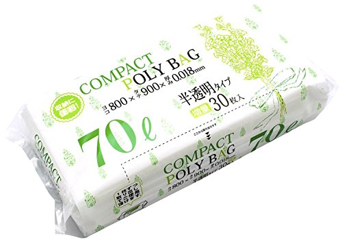単品半透明/70L/KJ70・Size:70LStyle:単品PatternName:1個・パッケージ個数:1・1枚のサイズ(約):ヨコ80×90cm・材質:ポリエチレン・生産国:中国・耐熱温度:-30~80度・容量:70L・ 収納に便利。...