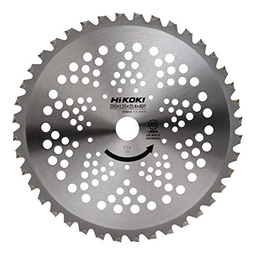 1枚入シルバー/-/255MM×25.4・Style:1枚入・パッケージ個数:1・用途:草刈・寸法(mm):外径:255、厚さ:1.8・取付穴径(mm):25.4・刃数:40・適用機種( )内は旧形:CG27ECP、CG27ECMP、CG2...
