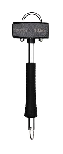 インダストリアル黒/1.0kg/＃2428　AHR-U10・パッケージ個数:1・呼称：1.0kg・頭径：40、頭長：93(mm)・全長：300(mm)・落下防止コード取付リング付・型番 02428-