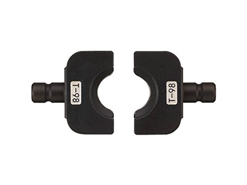 圧着器ブラック/Tダイス98/EZ9X315・Size:Tダイス98Style:圧着器・パッケージ個数:1・圧縮能力:本線60平方mm 分岐線22平方mm~38平方mm●充電ケーブルカッター/充電圧着器用圧縮アタッチメントTダイス。