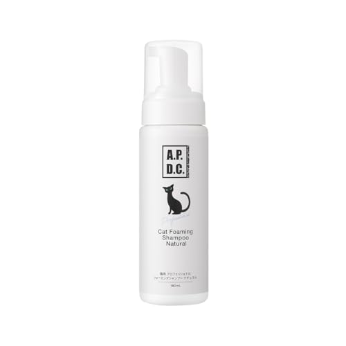 ナチュラル無香料/全身用180ml/13AC02N・Color:無香料Size:全身用180ml・パッケージ個数:1・【商品概要】水が苦手な子や部分洗いに。洗い流しのいらない泡シャンプーで愛猫にストレスをかけずすっきり清潔に。被毛や皮膚の汚...