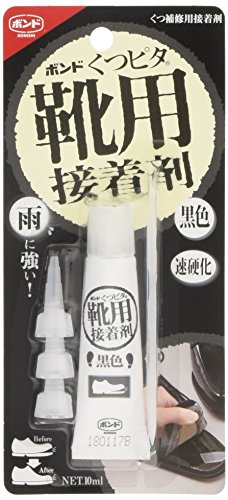 1本黒色/10 ml/#05319・Color:黒色Size:10 mlStyle:1本・パッケージ個数:1・本体サイズ:1.8cm×1.8cm×9.3cm・黒色の靴のつま先カカトの補修・接着。補修パッチやプレートの接着・正味重量:10ml...
