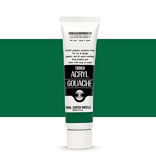 40mlパーマネントグリーンミドル/Single 40 ml Tube/AG040043・Color:パーマネントグリーンミドルStyle:40ml・パッケージ個数:1・対象性別 :男女共用超微粒子顔料の採用で、色のびのよさは抜群。広い面も...