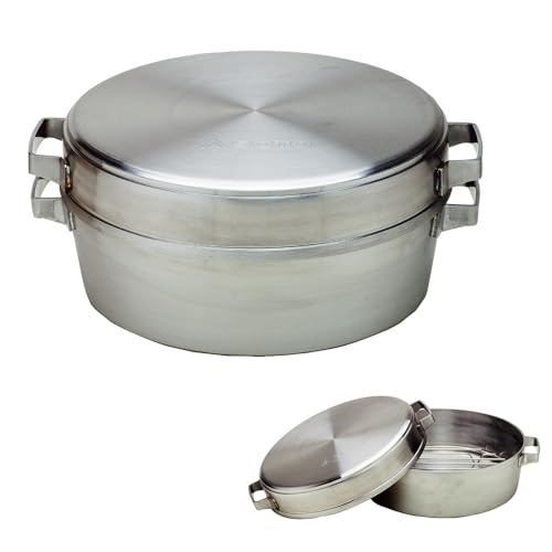 単品/10インチデュアルマルチ/-/ST-910DL・Style:単品/10インチデュアル・パッケージ個数:1・原産国:日本(新潟県燕三条産)・サイズ:本体=幅31.0×奥行27.0×高さ13.5cm、内寸=直径25.9×深さ7.8cm・材...