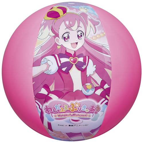 ピンク/小/AFC-140・対象年齢：3歳以上・サイズ：40cm・玩具安全基準適合PVC・膨らんだ状態のボールの直径は約27cmです。大人気キャラクター「わんだふるぷりきゅあ！」のビーチボールです。膨らんだ状態のボールの直径は約27cmです。