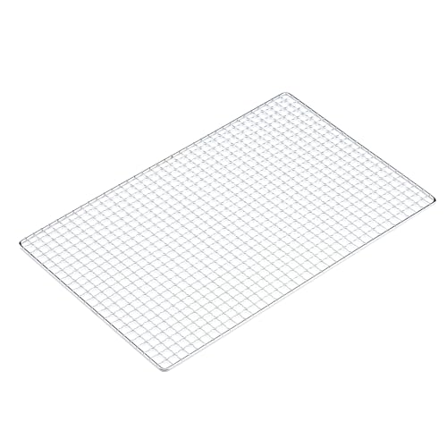 シンプルシルバー/46.5×29.5/C-50・Size:46.5×29.5・パッケージ個数:1・【サイズ】約W46.5×D29.5cm・【材質】スチール(クロムメッキ仕上)・【重量】420g・【適応機種】CBN-800BBQ用の替え網です。