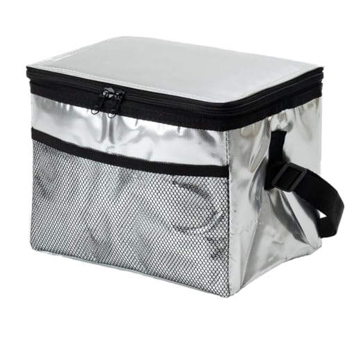 6Lアルミ/6L/KY49168・Color:アルミSize:6L・パッケージ個数:1・本体サイズ：W24×D17×H18cm・本体重量：約260g・素材：表地/アルミ蒸着ポリ塩化ビニル、断熱材/発泡ポリエチレン、内地/PEVA、中板/ポリ...