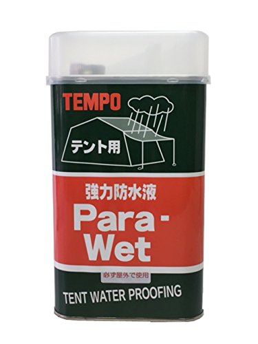 テント用強力防水液透明/容量:1000ml/0070・パッケージ個数:1・テント・グランドシート・タープ他塗布面の大きい布地用。 刷毛塗りタイプ。フッ素系防水液・塗布面: 約2.5×2.5平方メートル・刷毛ぬりしてください。内容量:1000ml