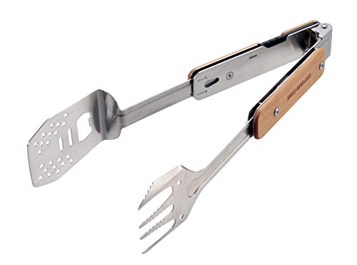 バーベキュートングシルバー/製品サイズ:(約)ターナー/幅60×全長290mm、フォーク/幅55×全長290mm、トング/全長290mm/-・パッケージ個数:1・部門名:ユニセックス大人・製品サイズ:(約)ターナー/幅60×全長290mm、...