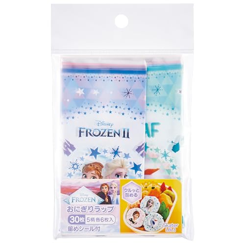 アナと雪の女王/18×18cm/LBL3-69710・Color:アナと雪の女王PatternName:おにぎりラップ30枚・パッケージ個数:1・サイズ：18×18cm・材質：ポリプロピレン、留めシール：紙・原産国：中国可愛くラッピングでき...