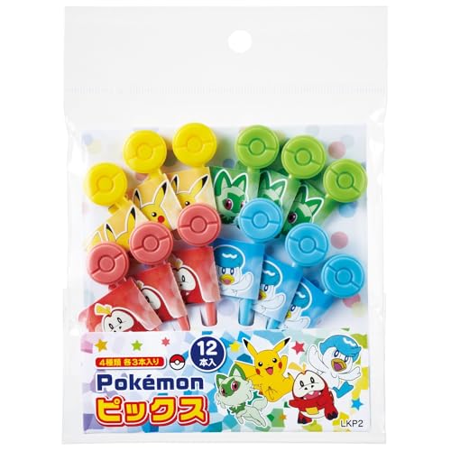 ポケモン/-/LKP2-A・Color:ポケモン・パッケージ個数:1・サイズ:長さ6.5cm・素材・材質:ABS樹脂・セット内容・付属品:ピック12本・原産国:中国お弁当作りでとっても役立つピックス 4種類のピックスが各3本、計12本セット...